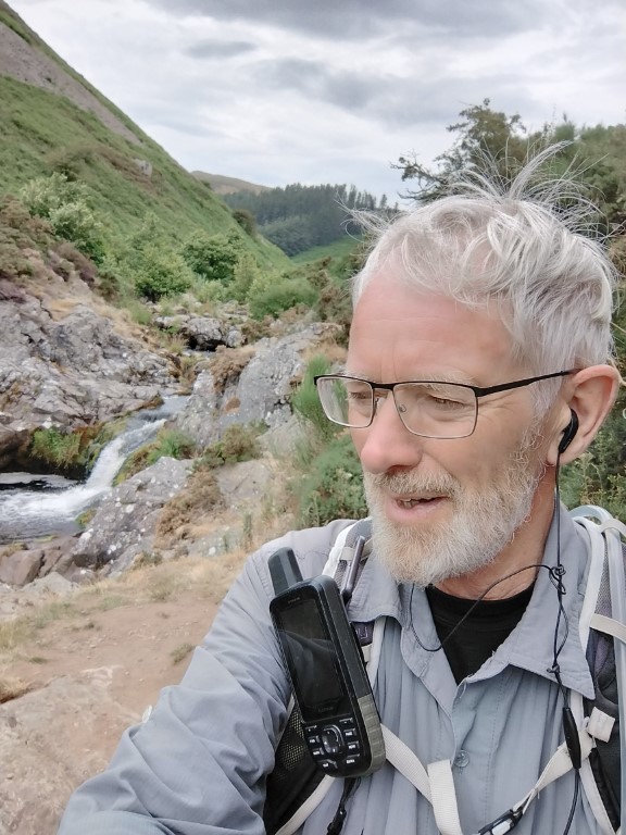 Michael passing the Linn – The Yorkshire Ramblers' Club