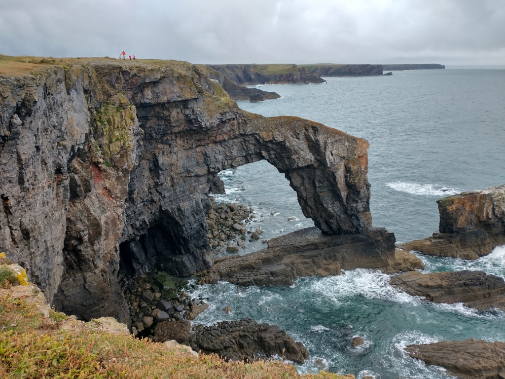 The Green Bridge YRC members on top – The Yorkshire Ramblers' Club