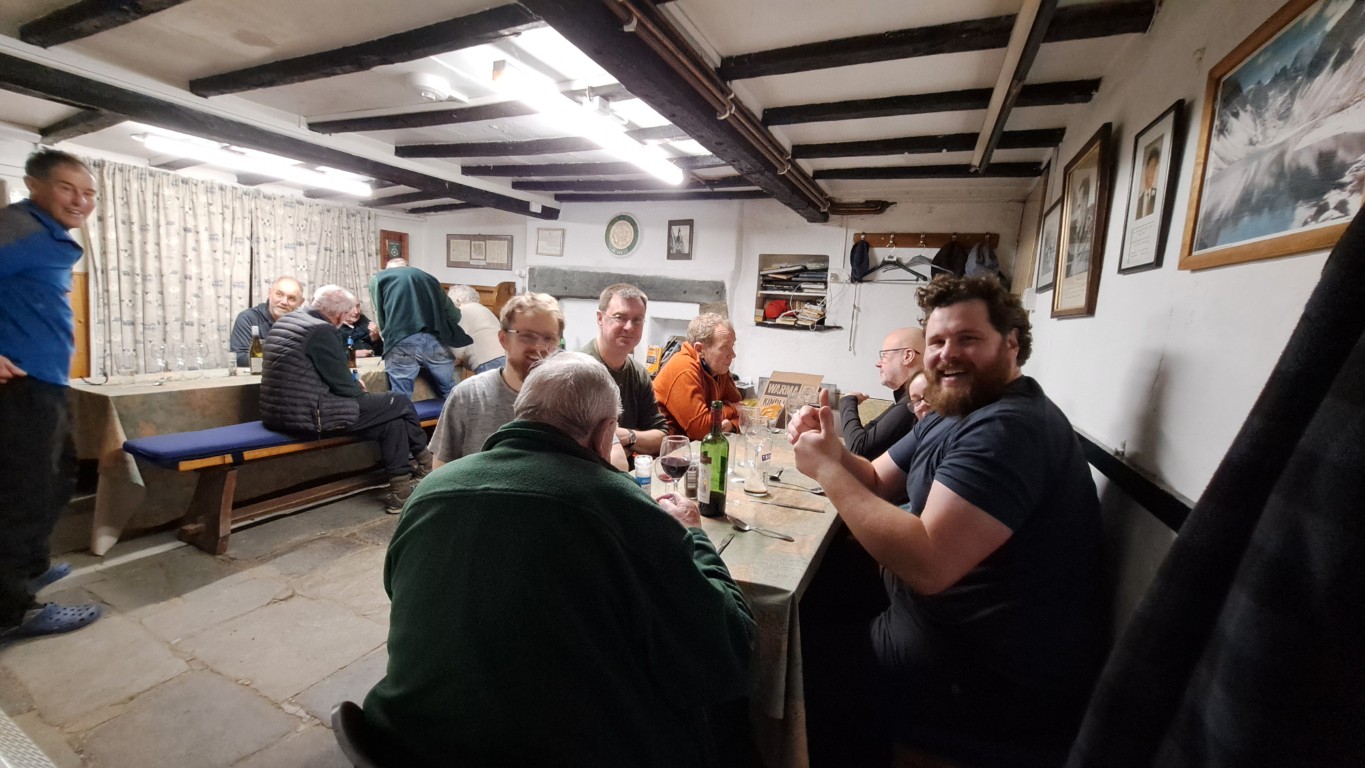 Thumbs Up for Dinner – The Yorkshire Ramblers' Club