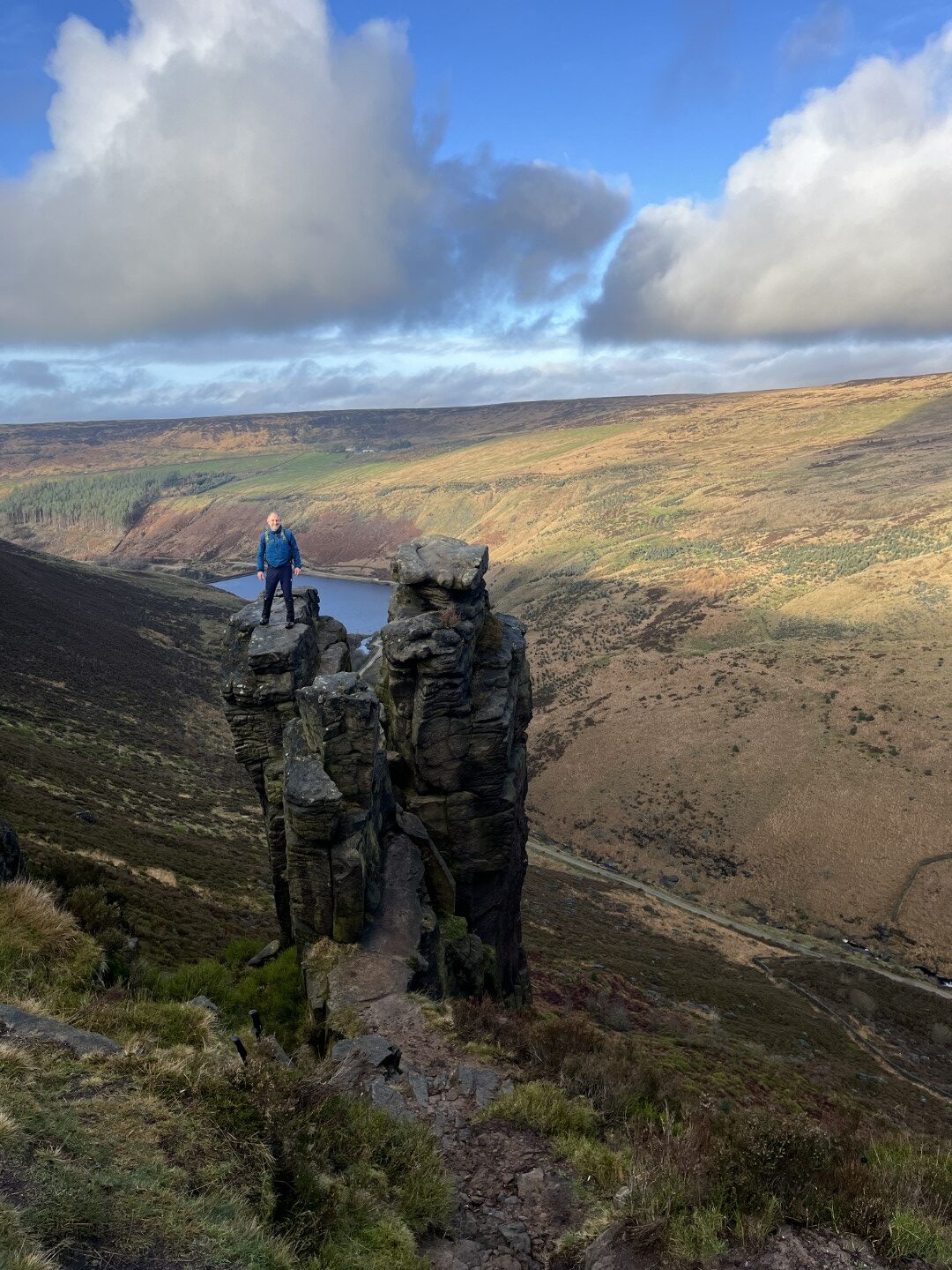 Conrad on top of the Trinnacle – The Yorkshire Ramblers' Club