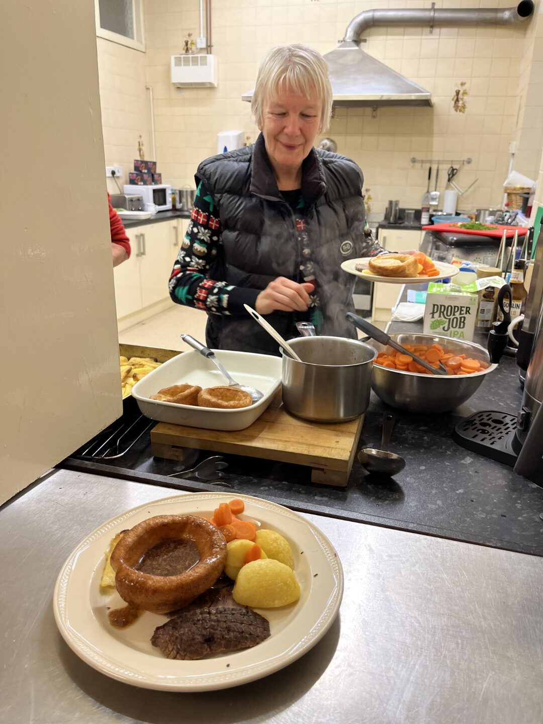 Roast beef dinner is served – The Yorkshire Ramblers' Club